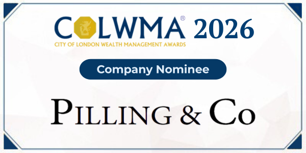 London Wealth Management Awards 2026 - Pilling & Co Stockbrokers Ltd.